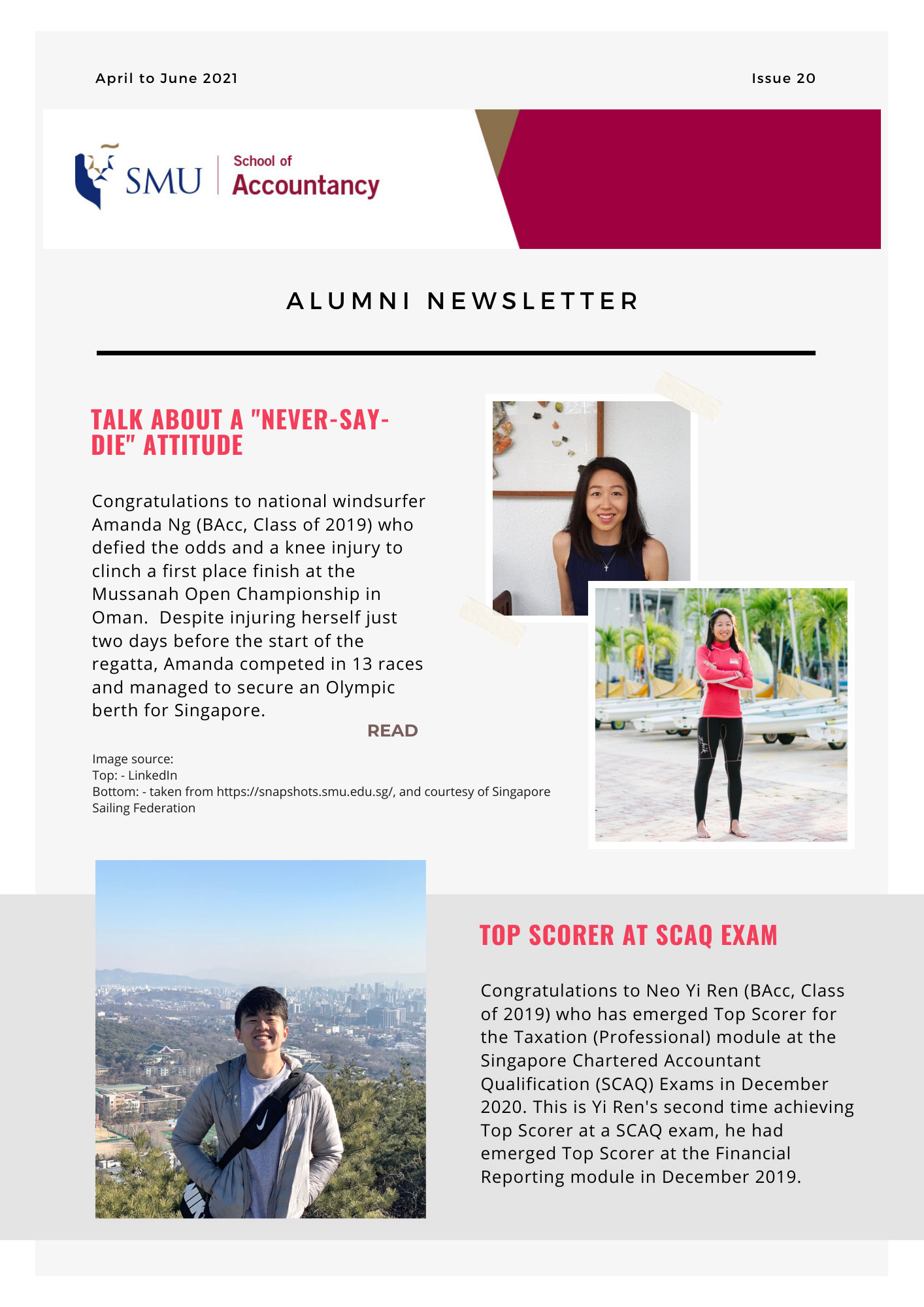 Alumni Newsletters | School of Accountancy